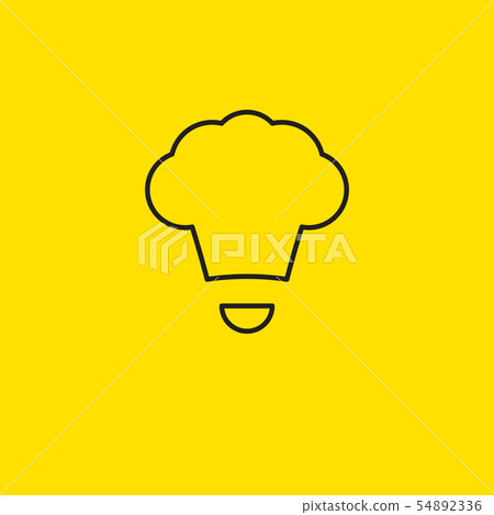 Line cook icon isolated - Stock Illustration [54892336] - PIXTA