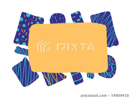 Set of random design elements. Vector collection. - Stock Illustration ...