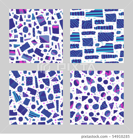 Set of random design elements. Vector collection. - Stock Illustration ...