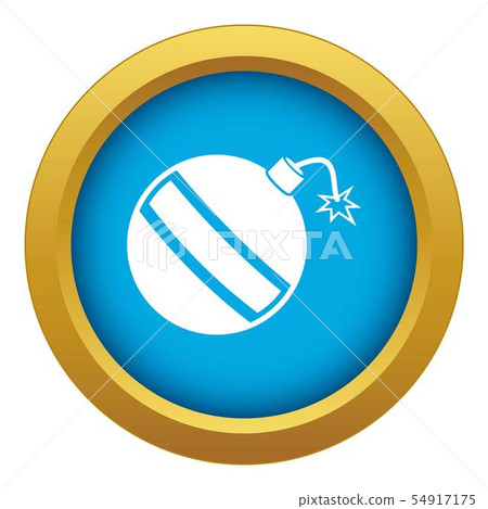 Bomb icon blue vector isolated - Stock Illustration [54917175] - PIXTA