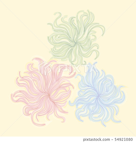 Abstract imaginary flowers. - Stock Illustration [54921080] - PIXTA