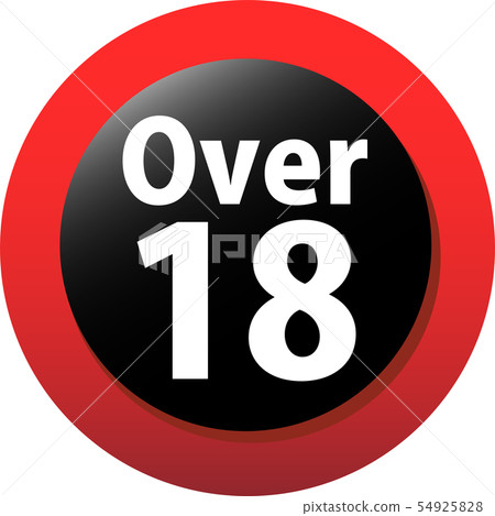 R Designation R-18 Prohibition Sign Youth... - Stock Illustration ...