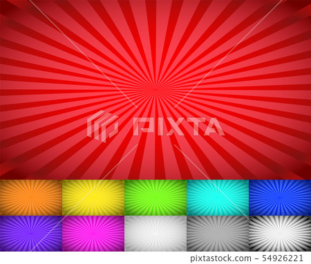 Horizontal gradient starburst background... - Stock Illustration ...