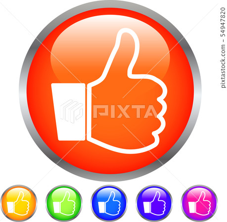 Button switch Three-dimensional Good Good... - Stock Illustration ...