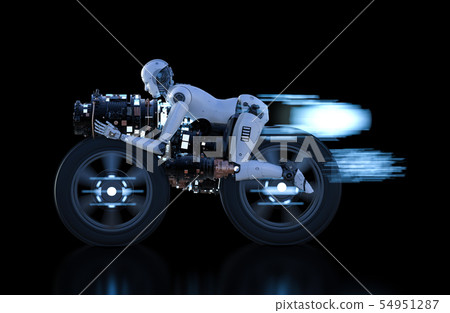 robot speed move - Stock Illustration [54951287] - PIXTA