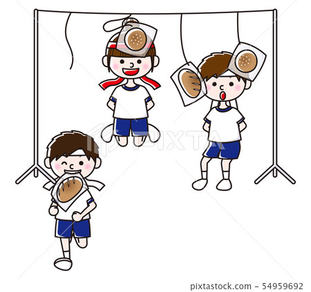 Bread eating competition - Stock Illustration [54959692] - PIXTA
