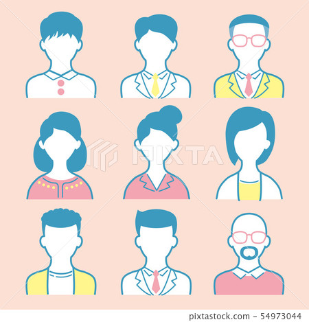Upper body icon - Stock Illustration [54973044] - PIXTA