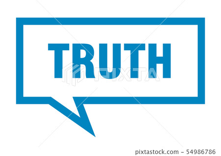 truth sign. truth square speech bubble. truth - Stock Illustration ...