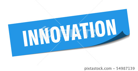 innovation sticker. innovation square isolated - Stock Illustration ...