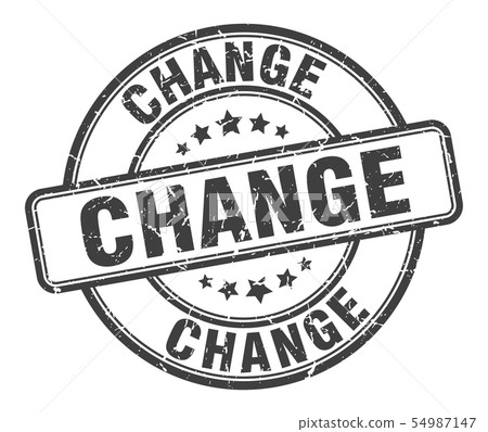 change stamp. change round grunge sign. change - Stock Illustration ...