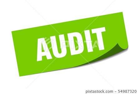 audit sticker. audit square isolated sign. audit - Stock Illustration ...