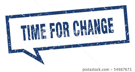 time for change sign. time for change square - Stock Illustration ...