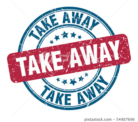 take away stamp. take away round grunge sign. take - Stock Illustration ...