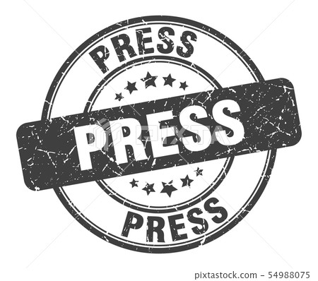 press stamp. press round grunge sign. press - Stock Illustration ...