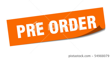 pre order sticker. pre order square isolated sign. - Stock Illustration ...
