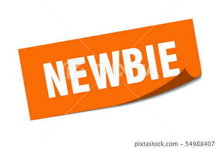 newbie sticker. newbie square isolated sign. - Stock Illustration ...