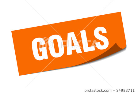 goals sticker. goals square isolated sign. goals - Stock Illustration ...