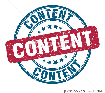 content stamp. content round grunge sign. content - Stock Illustration ...