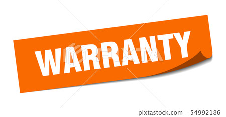 warranty sticker. warranty square isolated sign. - Stock Illustration ...