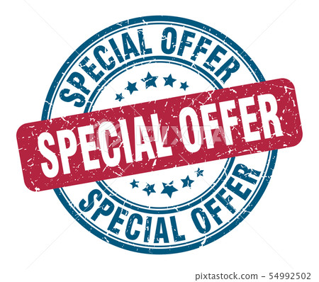 special offer stamp. special offer round grunge-插圖素材 [54992502] - PIXTA圖庫