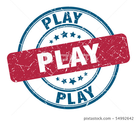 play stamp. play round grunge sign. play - Stock Illustration [54992642 ...