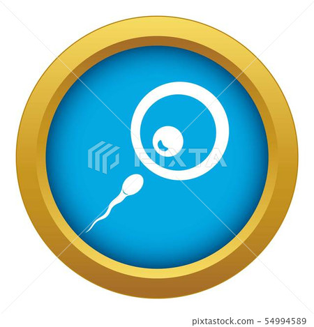 Donor sperm icon blue vector isolated - Stock Illustration [54994589 ...