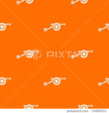 Siege gun pattern vector orange - Stock Illustration [54995033] - PIXTA