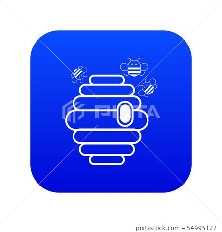 Swarm icon blue vector - Stock Illustration [54995122] - PIXTA
