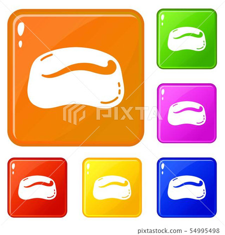 Jelly icons set vector color - Stock Illustration [54995498] - PIXTA