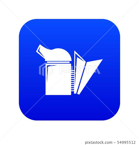 Beehive smoker icon blue vector - Stock Illustration [54995512] - PIXTA