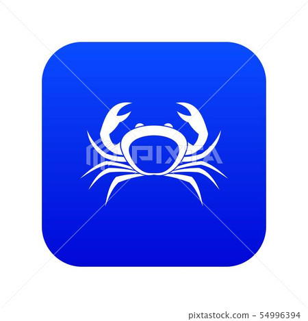 Crab icon digital blue - Stock Illustration [54996394] - PIXTA