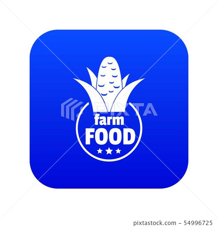 Farm food icon blue vector-插圖素材 [54996725] - PIXTA圖庫