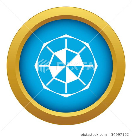 Diamond gemstone icon blue vector isolated - Stock Illustration ...