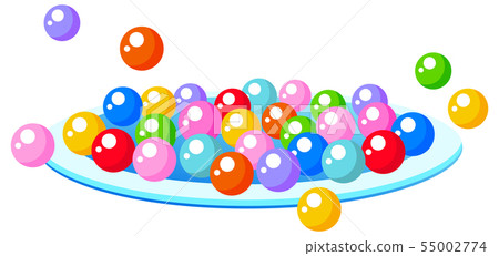 Color ball pool - Stock Illustration [55002774] - PIXTA