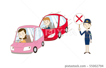 Driving around - Stock Illustration [55002794] - PIXTA