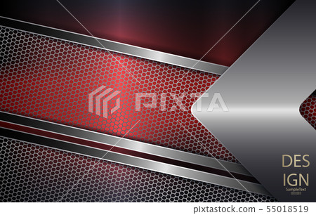 Abstract dark red mesh design with a metallic... - Stock Illustration ...