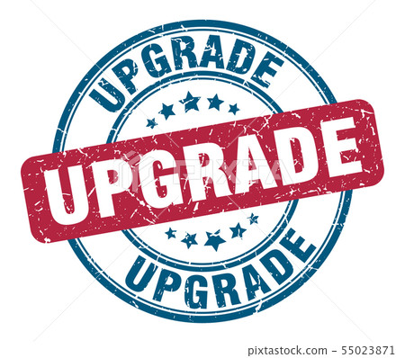 upgrade stamp. upgrade round grunge sign. upgrade - Stock Illustration ...