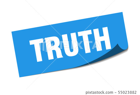 truth sticker. truth square isolated sign. truth - Stock Illustration ...