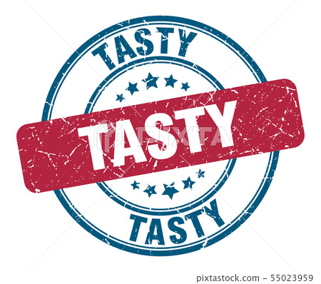 tasty stamp. tasty round grunge sign. tasty-插圖素材 [55023959] - PIXTA圖庫