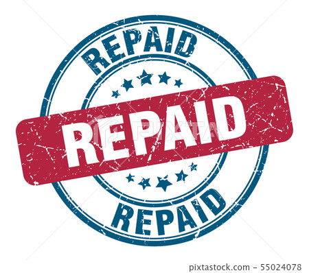 repaid stamp. repaid round grunge sign. repaid - Stock Illustration ...
