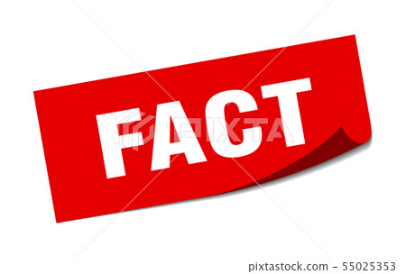 fact sticker. fact square isolated sign. fact - Stock Illustration ...