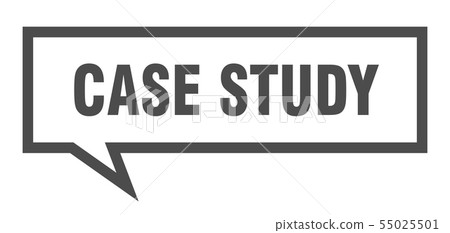 case study sign. case study square speech bubble. - Stock Illustration ...