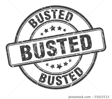 busted stamp. busted round grunge sign. busted - Stock Illustration ...