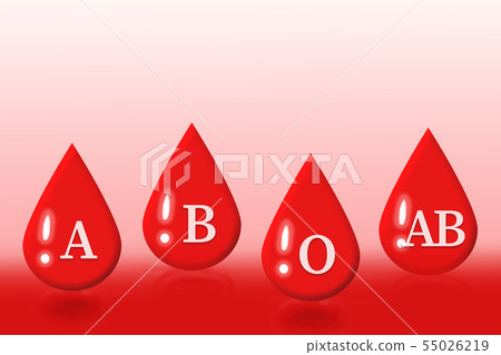Blood type illustration - Stock Illustration [55026219] - PIXTA