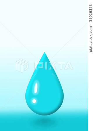 One drop of water - Stock Illustration [55026338] - PIXTA
