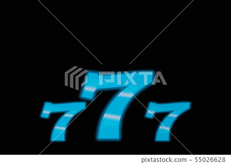 Three Seven, Lucky Seven - Stock Illustration [55026628] - PIXTA