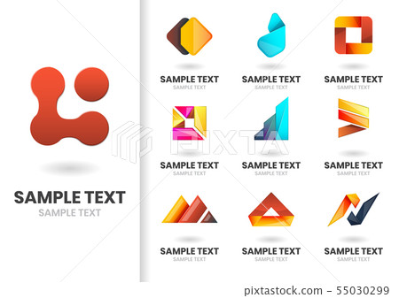 Modern Shape Vector for banner - Stock Illustration [55030299] - PIXTA