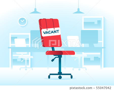 Vacant position job in creative office.... - Stock Illustration ...