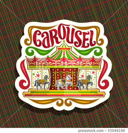 carousel, logo, vector - Stock Illustration [55048198] - PIXTA