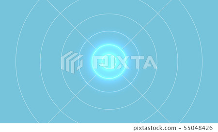 CG laser beam that shines in a ring - Stock Illustration [55048426] - PIXTA